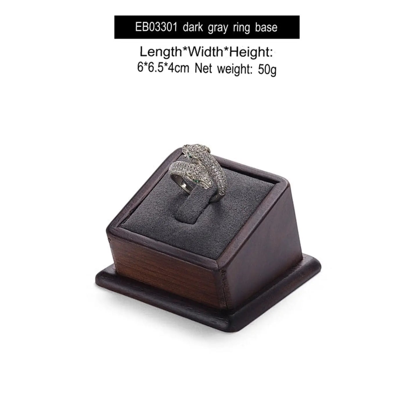 Ring Display Stand-Solid Wood for Jewelry Display Showcases – Jim Display