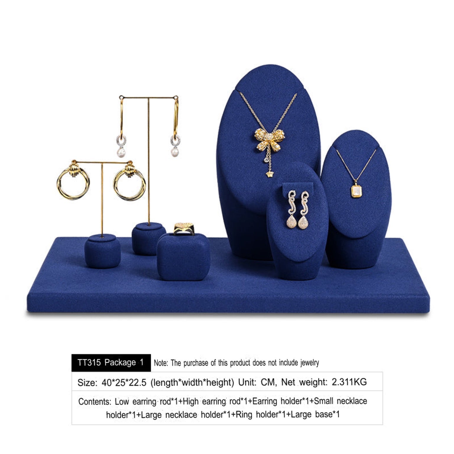 Jewelry Display Props Jewelry Display Rack High Jewelry Rings Necklace ...